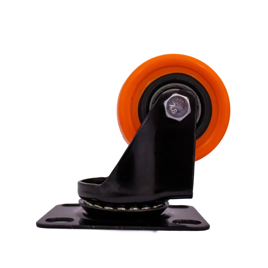 Rodachina Giratoria RUDA 2" Naranja | Industrial Resistente